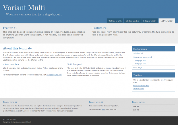 New template: Variant Multi | andreasviklund.com